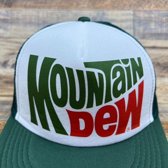 Unbranded | Accessories | Retro Mountain Dew Mens Trucker Hat Green ...